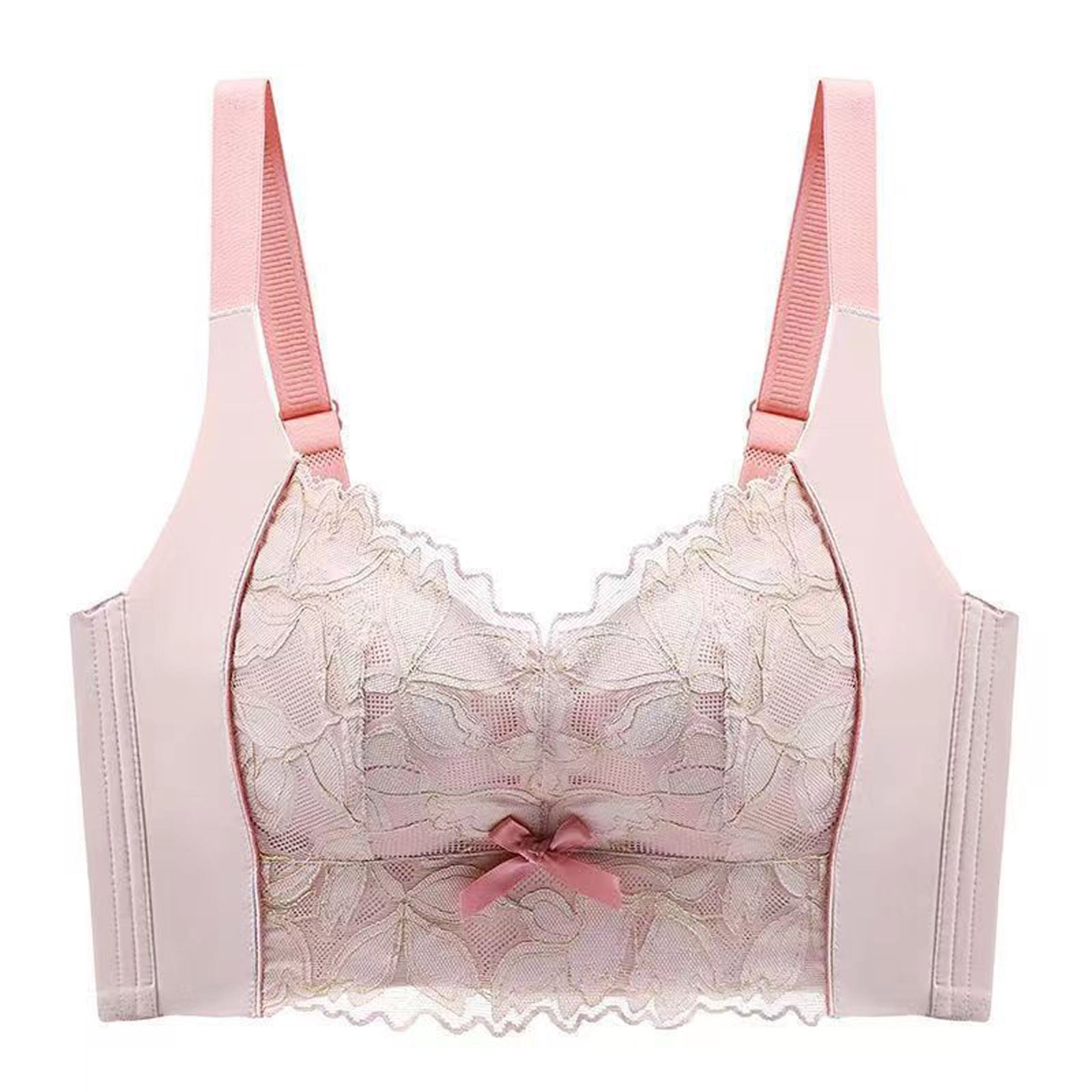 Blvb Womens Bralettes Lace Push Up Bra Padded Wirefree Comfort