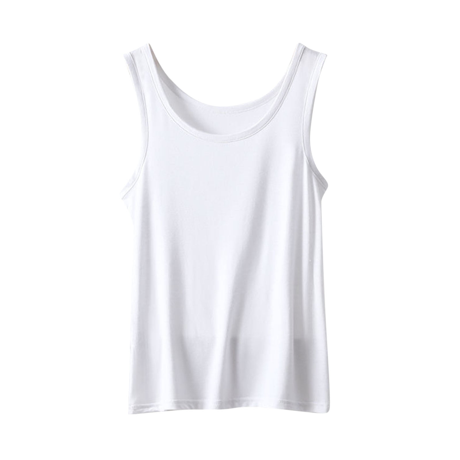 BLVB Womens Basic Tank Tops Sleeveless Layering Tops Undershirt Tanks ...