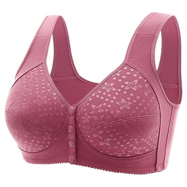 Wycnly Full Figure Bras for Women Plus Size Open Closure Comfort ...