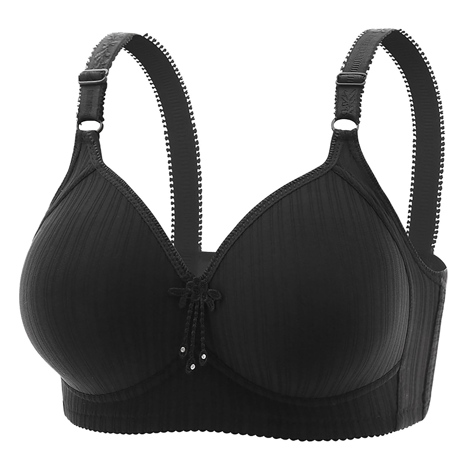 BLVB Womens Wireless Bras with Support and Lift Plus Size Lift Push up ...
