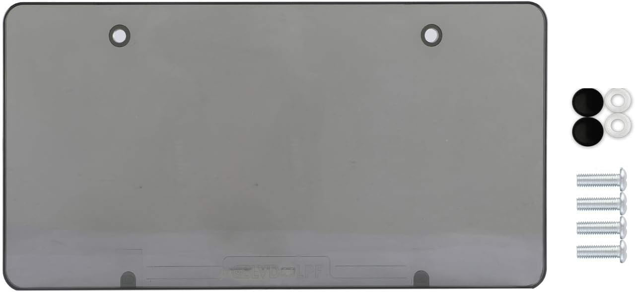 BLVD-LPF OBEY YOUR LUXURY Unbreakable License Plate Shields - [Pack of ...