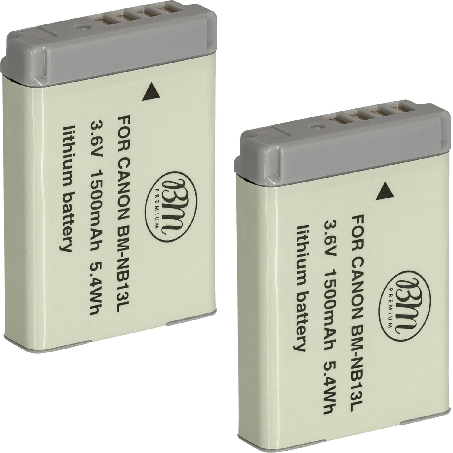 BM Premium NB-13L Rechargeable Lithium Battery 1500mAh for Canon ...