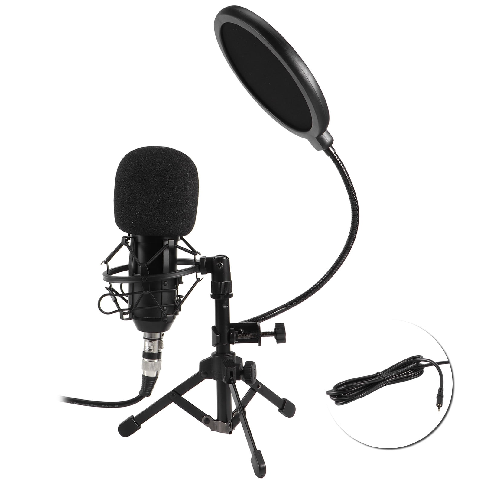 BM-800 Condenser Microphone Kit for Studio Recording Computer Phones ...