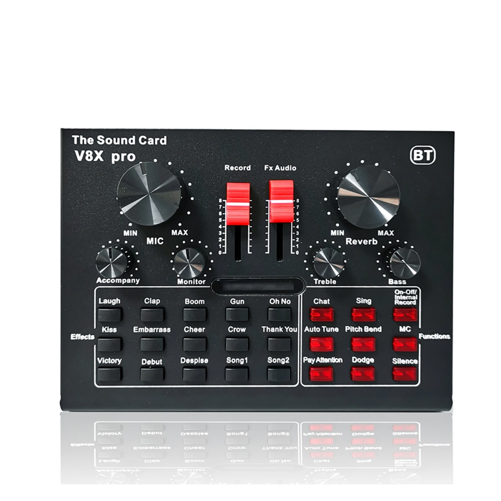 BM 800 Condenser Microphone Sound Card V8XPRO Tripod Professional ...