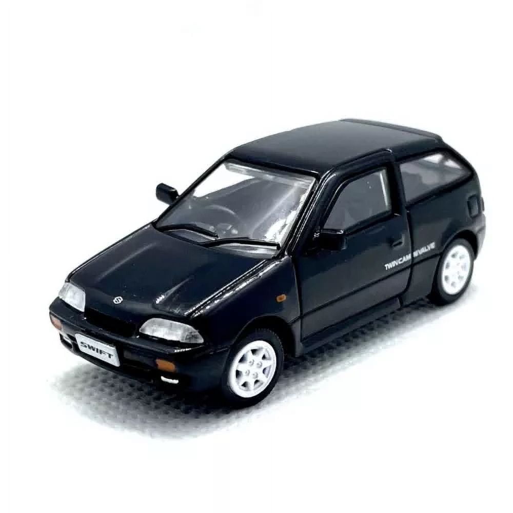 BM Creations 1:64 1989 Suzuki Swift GTi RHD Diecast Model BLACK *Ships ...