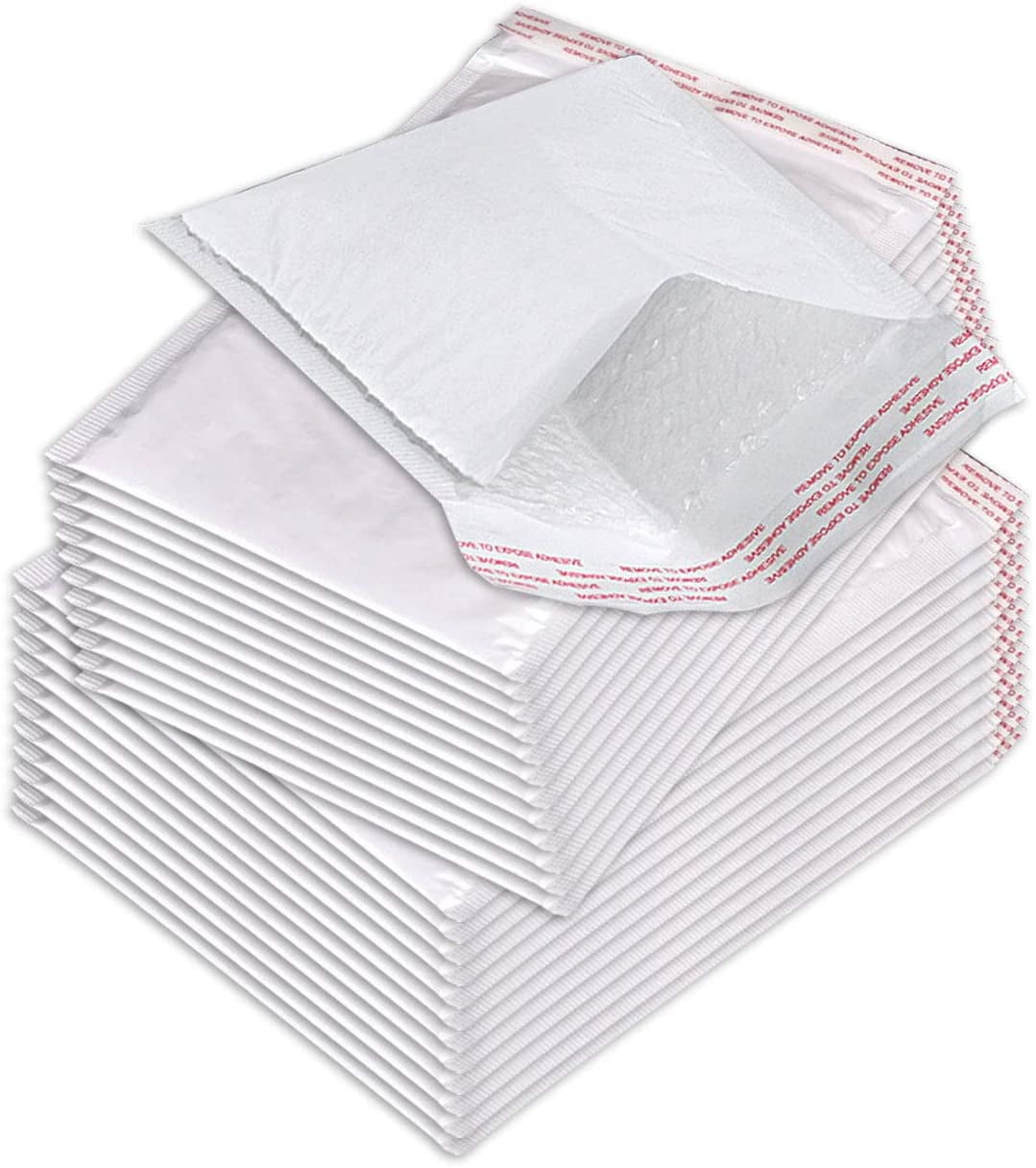 BM PAPER 250 Pack #0 6x10 Poly Bubble Padded Envelopes Mailers Shipping ...