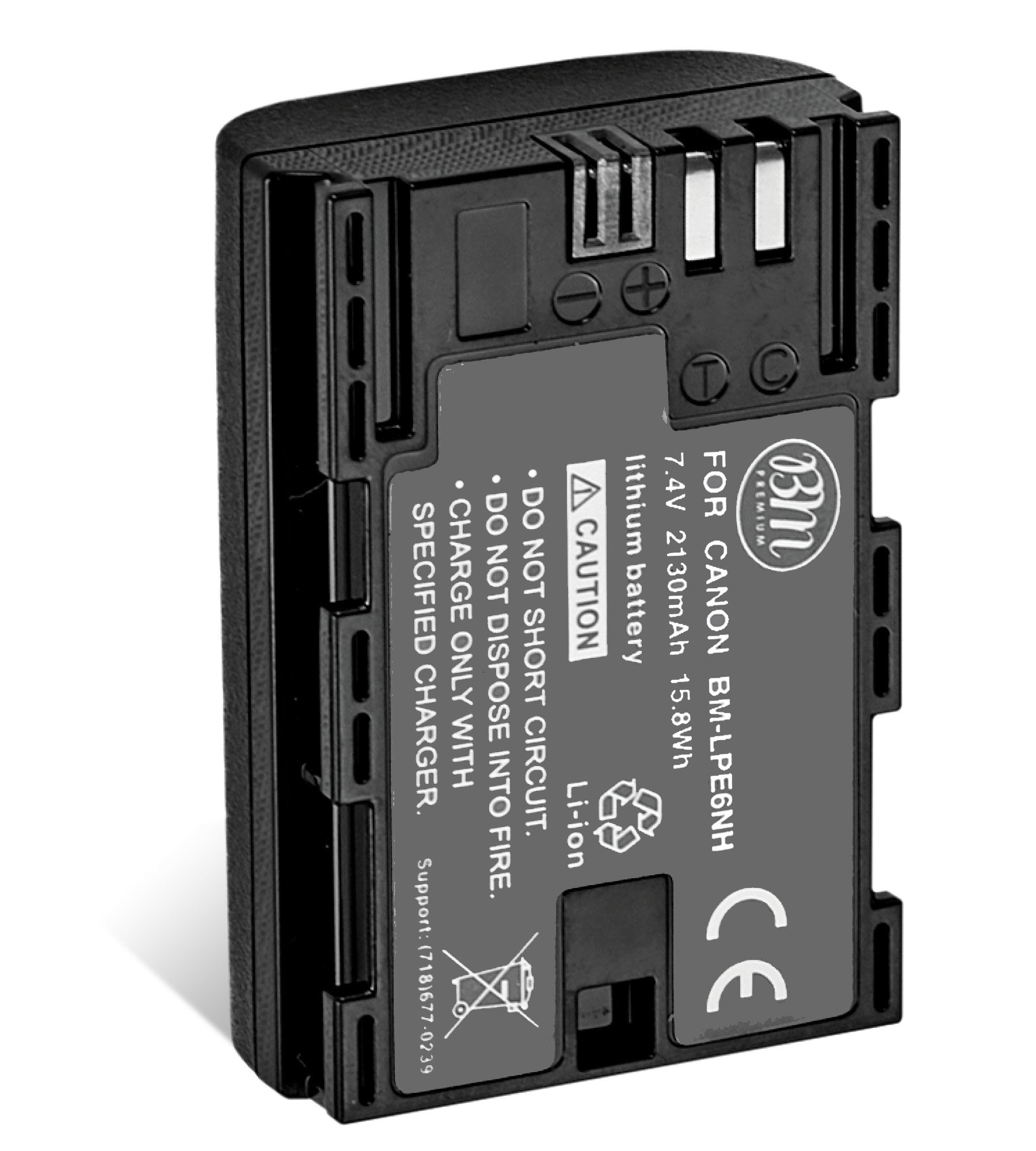 BM Premium LP-E6NH Battery for Canon EOS R, R5, R6, 90D, 60D, 70D, 80D ...