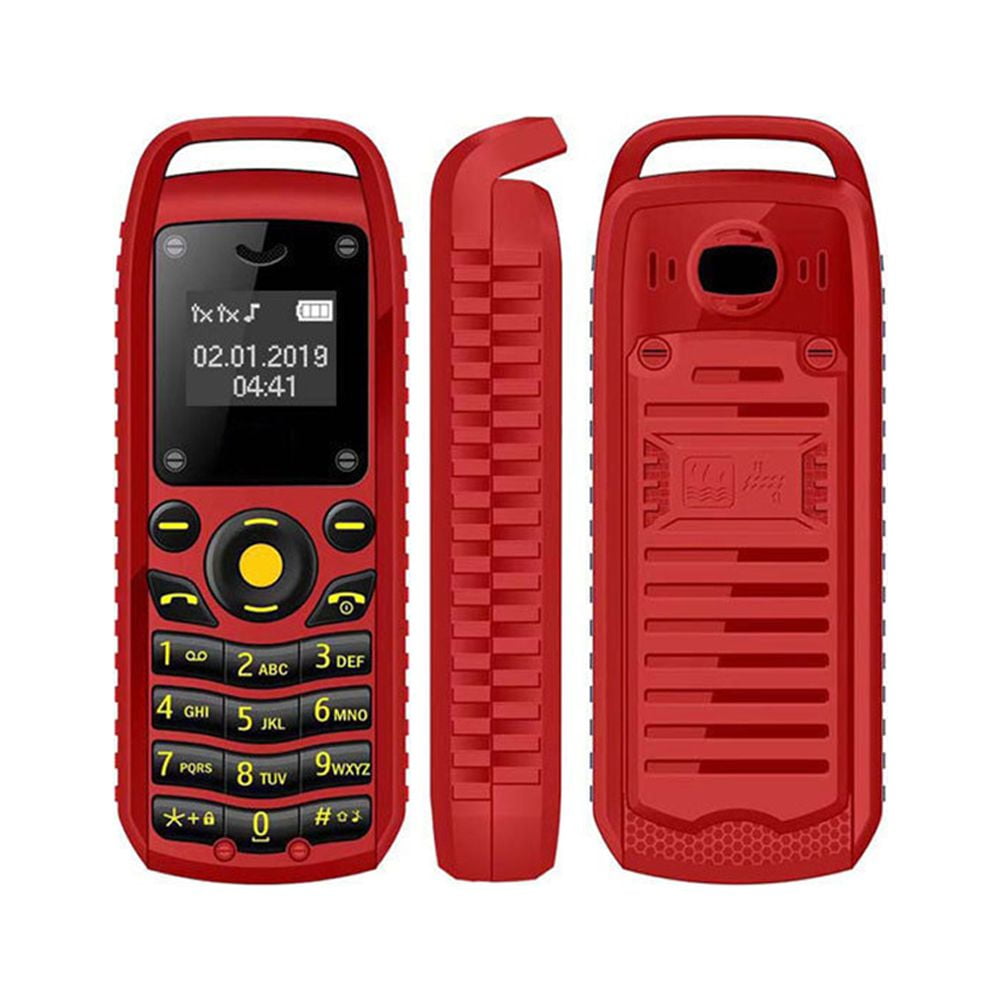 Accreate BM25 32MB Mini Cell Phone with Accessories Included, Red ...