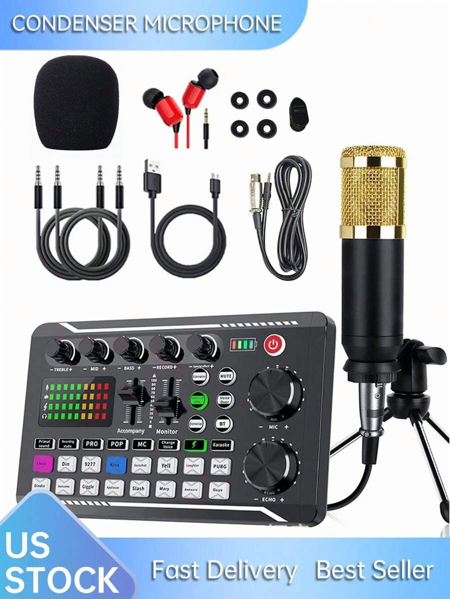 BM800 Condenser Microphone + F998 Sound Card Kit Is Suitable For ...