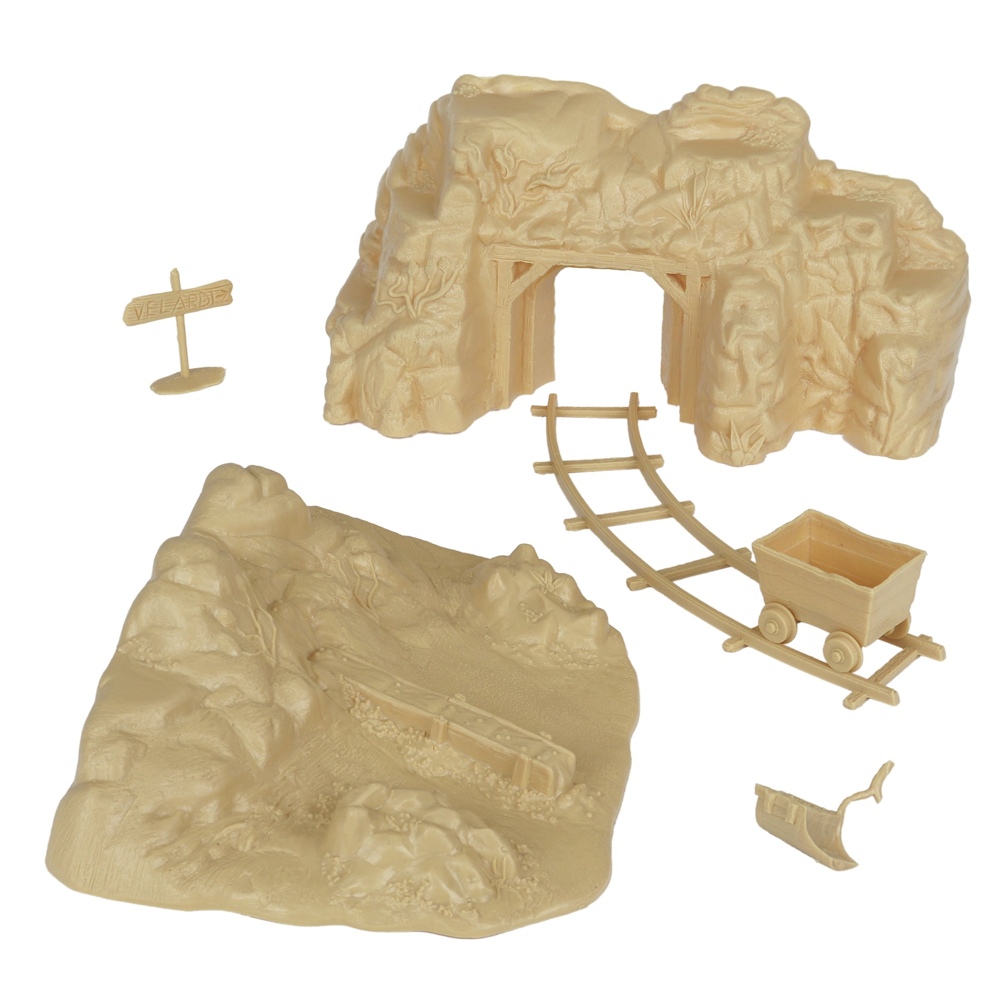 BMC Classic Marx Western Gold Mine Plastic Cowboys Army Men Playset ...