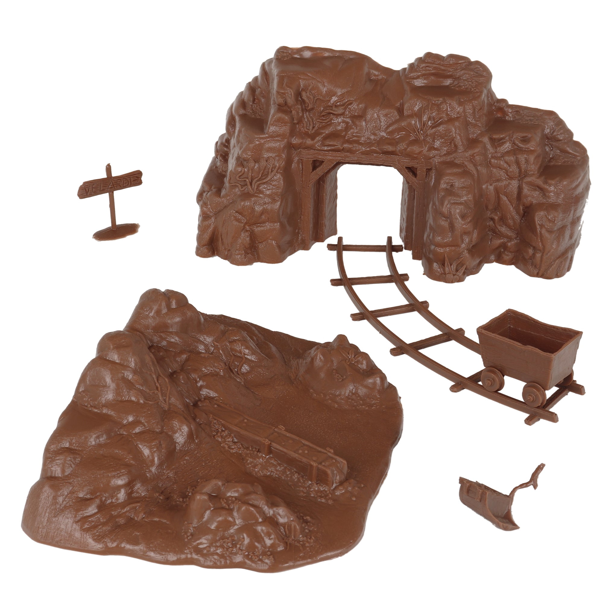 BMC Classic Marx Western Gold Mine Plastic Cowboys Army Men Playset ...