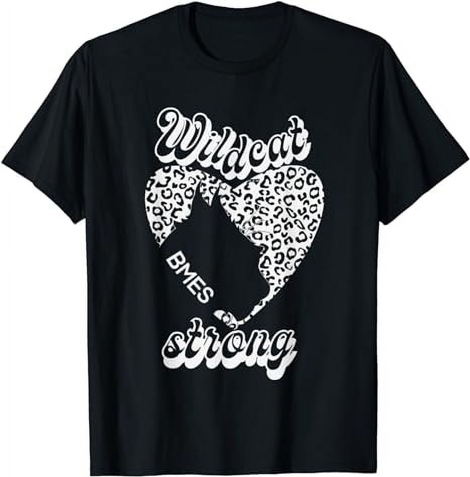 BMES Staff White Leopard Print T-Shirt - Walmart.com