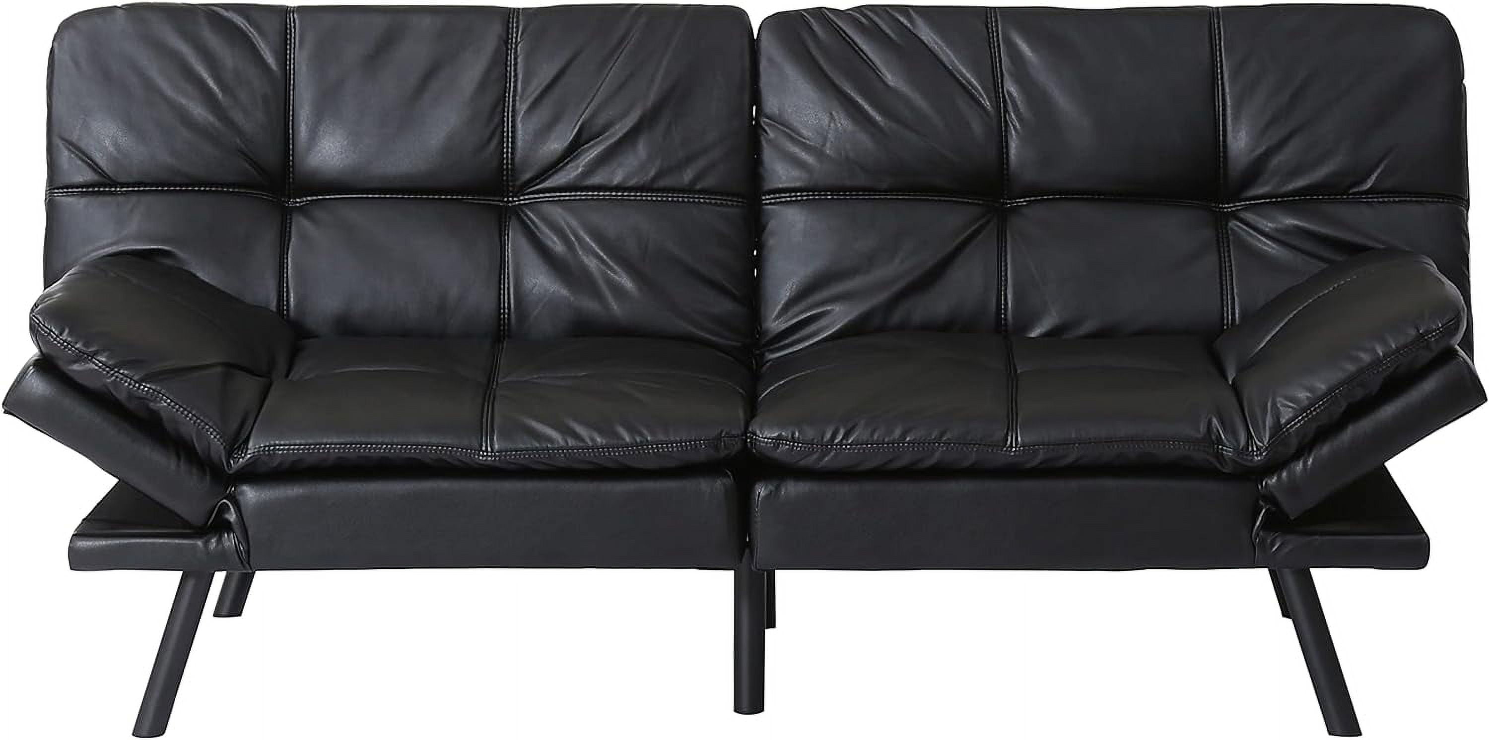 BMMB Convertible Memory Foam Futon Couch Sofa Bed Sleeper Convertible ...