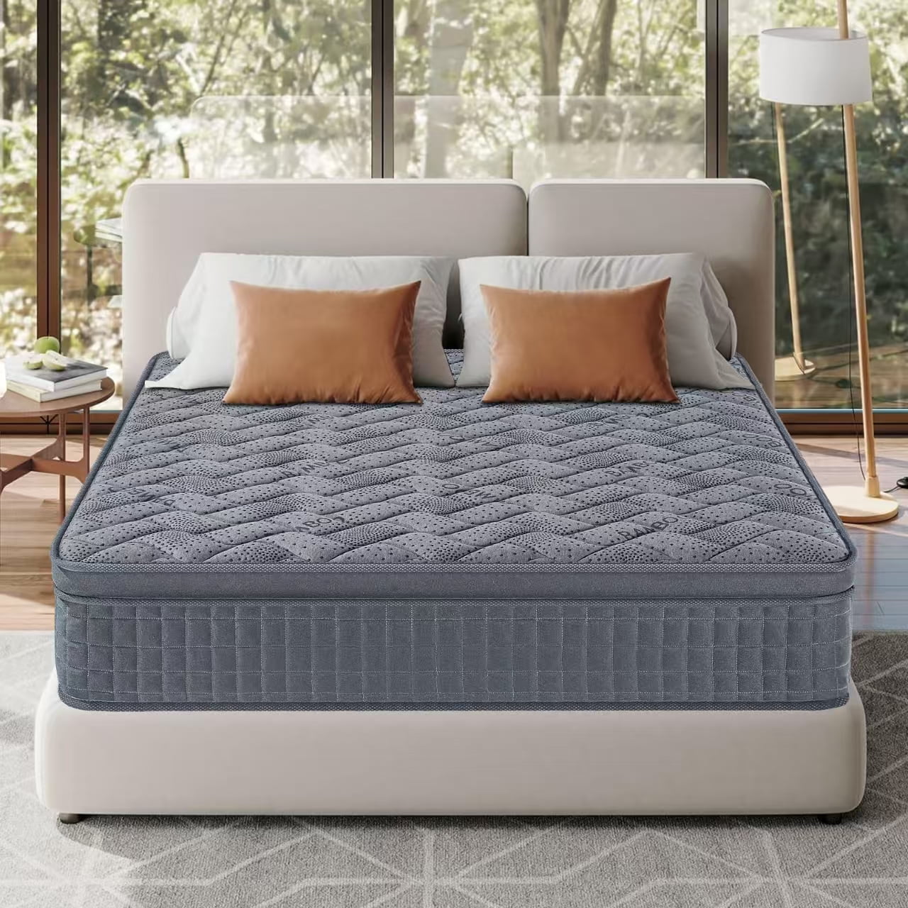 BMMB Right Firm Full Mattress 10 inch Twin Cooling-Gel Memory Foam ...