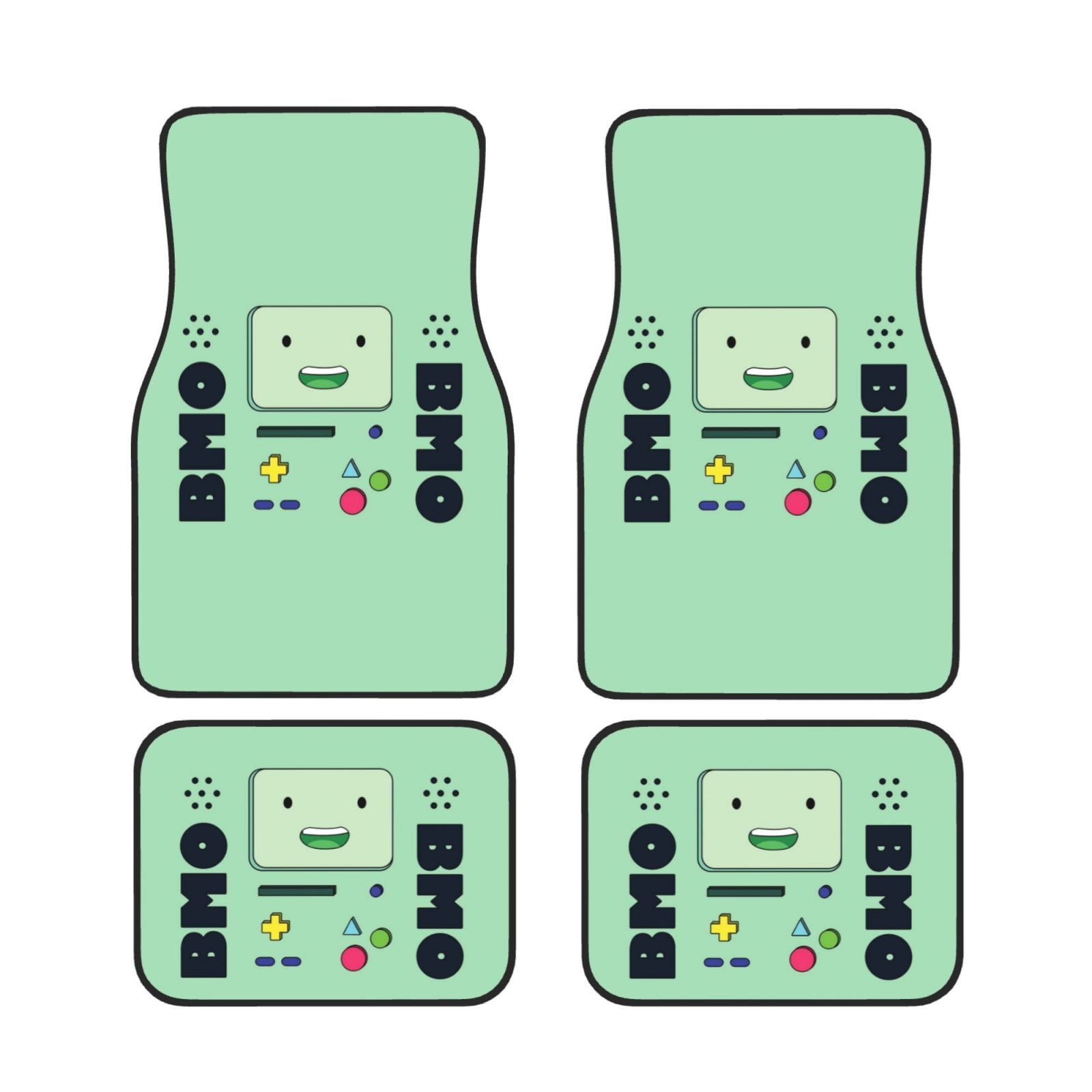BMO Adventure Time Car Foot Mats 4-Piece Set Accessories Interior ...