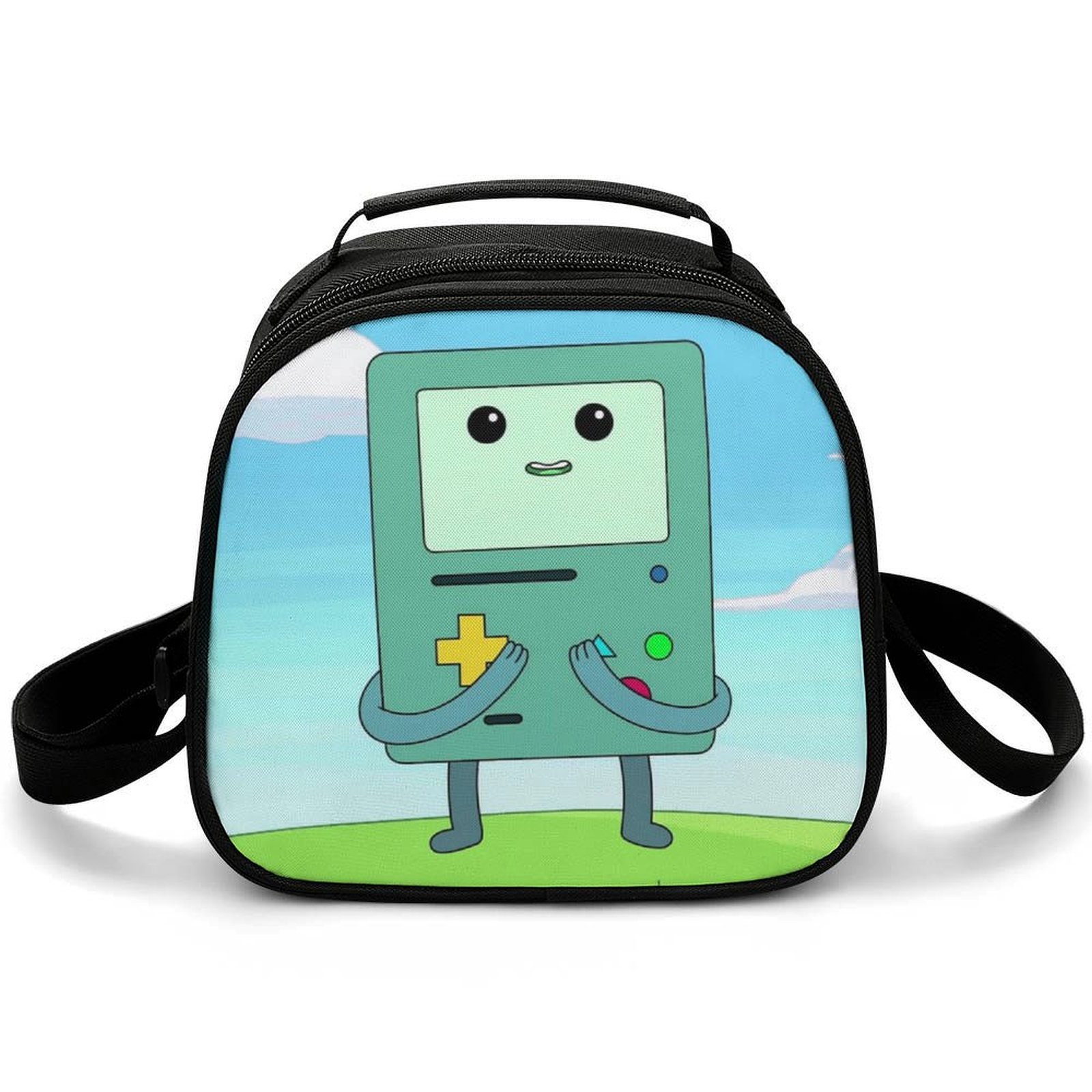 BMO Adventure Time Cartoon Portable Insulated Lunch Bag Lunch Box ...