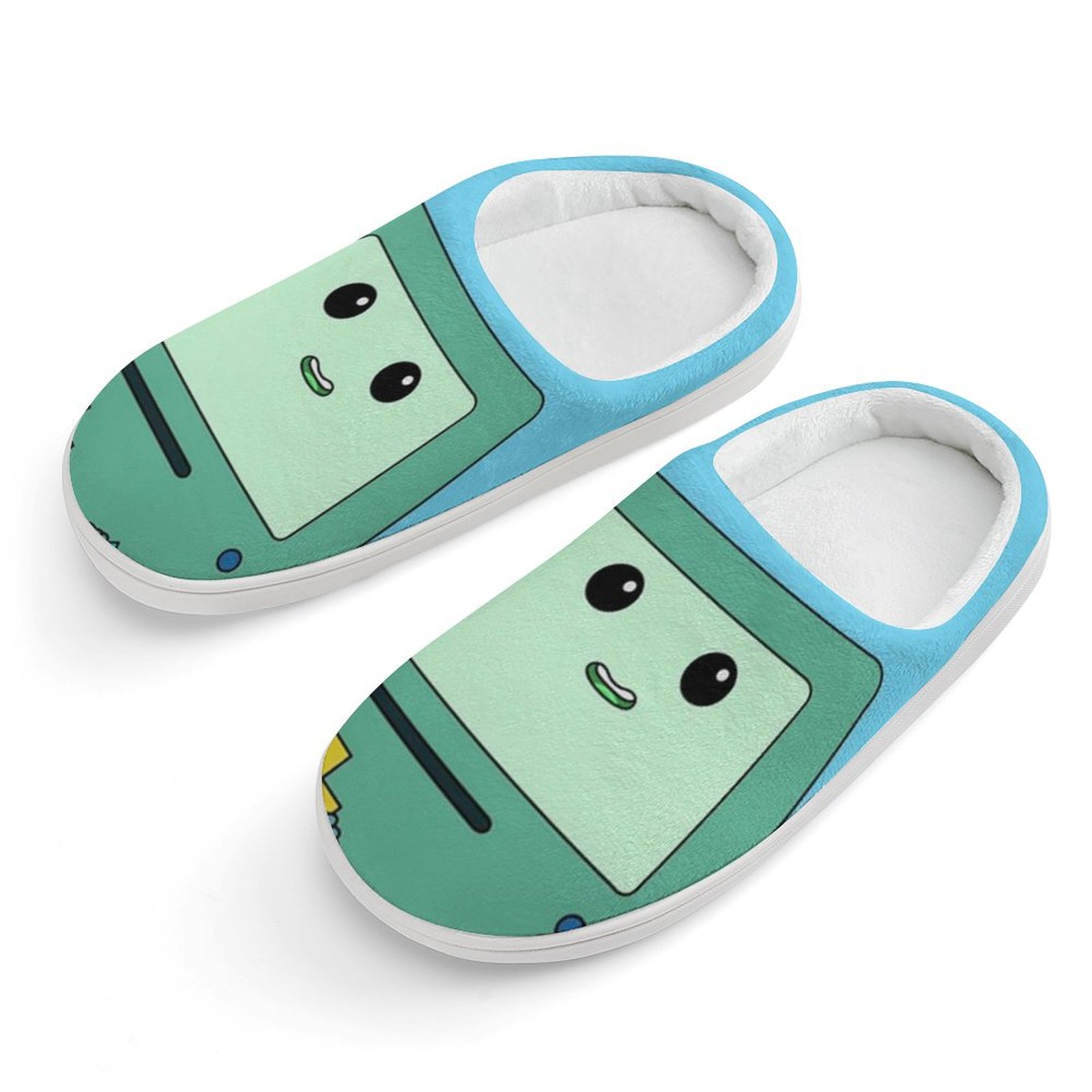 BMO Adventure Time Cartoon Soft Plush Slippers for Boys Girls Winter ...