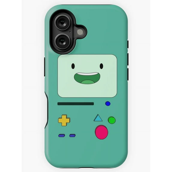 BMO Sits and Waves Adventure Time iPhone Case for 16 15 14 13 12 11 Pro ...
