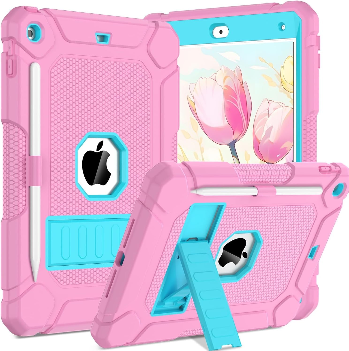 BMOUO Case for iPad 9th 8th 7th Generation (10.2 inch, 2021/2020/2019 ...