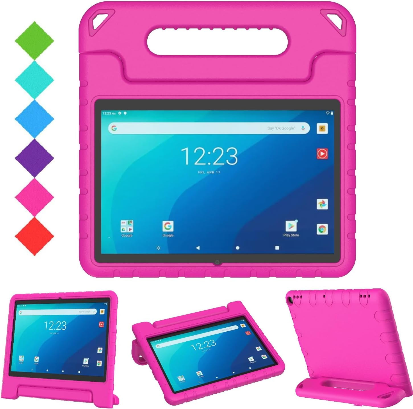 BMOUO Kids Case for Onn 10.1 Pro Tablet 2020, Convertible Handle Stand ...