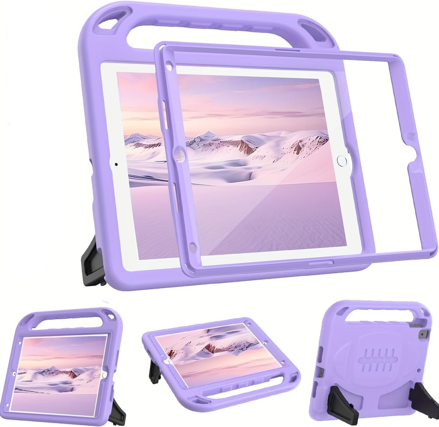 BMOUO Kids iPad Case 10.2 Model Shockproof with Built-in Screen ...