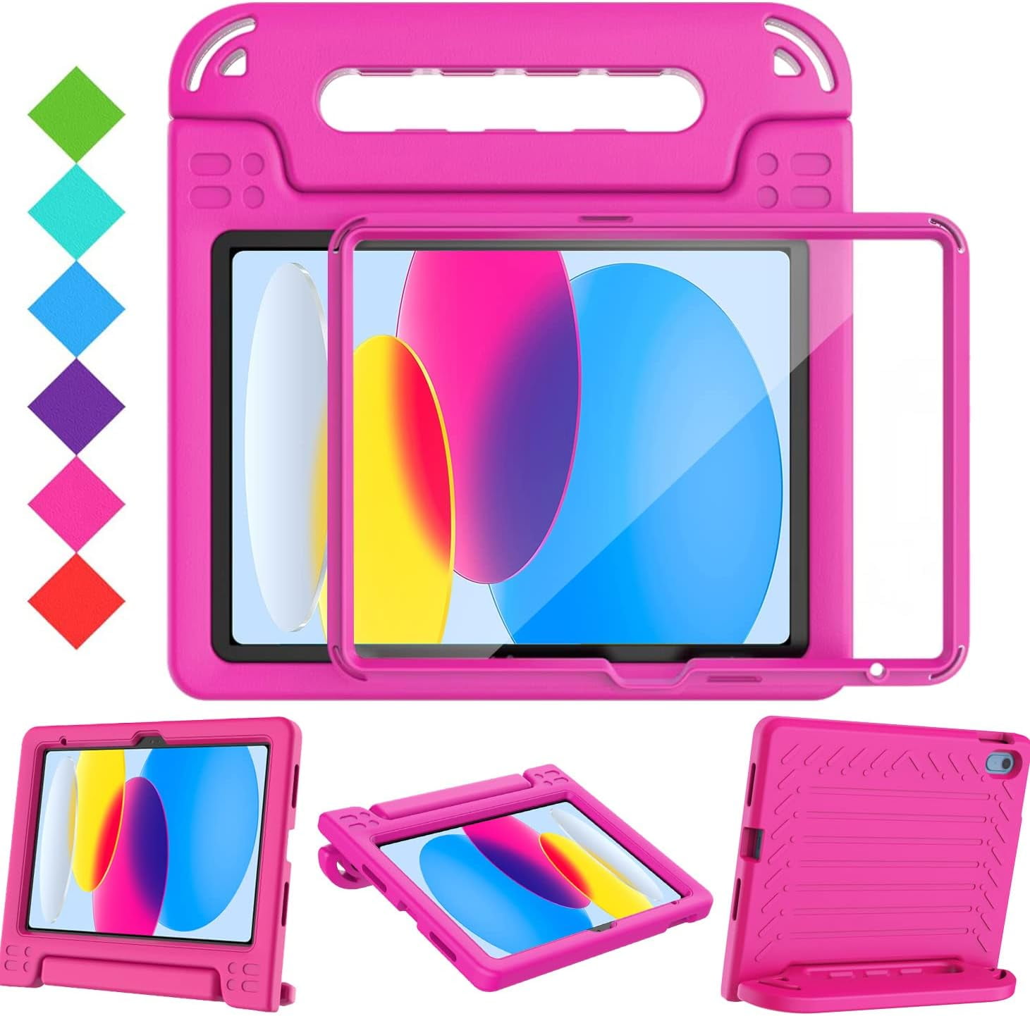 BMOUO Kids Case for iPad 10th Gen 10.9 inch 2022 with Screen Protector ...