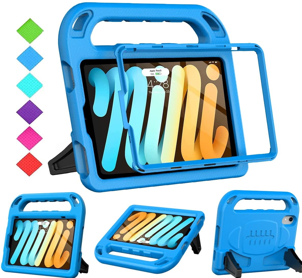 BMOUO Kids Case for iPad Mini 6 2021, iPad Mini 6th Generation Case for ...