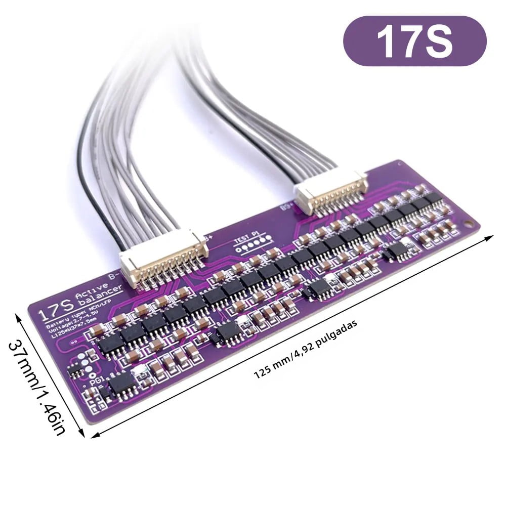 BMS 1.5A Active Balancer Board For Lifepo4 LTO Lithium Li-ion Batteries 3S 4S 5S 6S 7S 8S 14S ...
