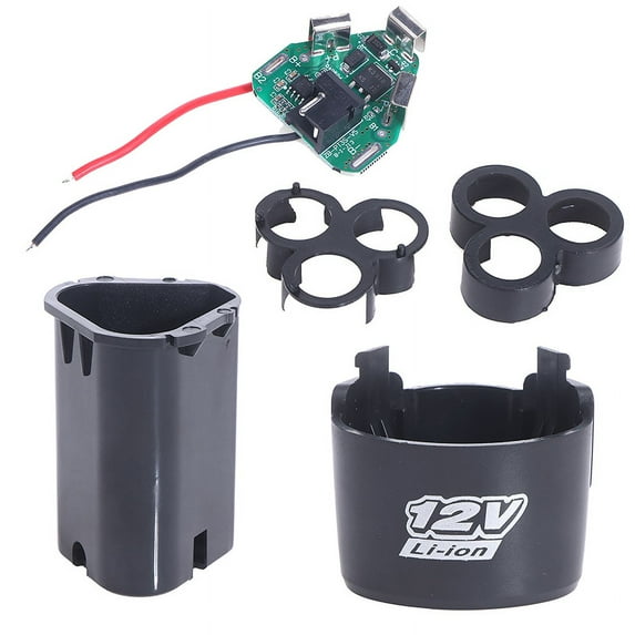 BMS 18650 Lithium Box Circuit Pack Shell Case Bracket Hand Drill Power ...