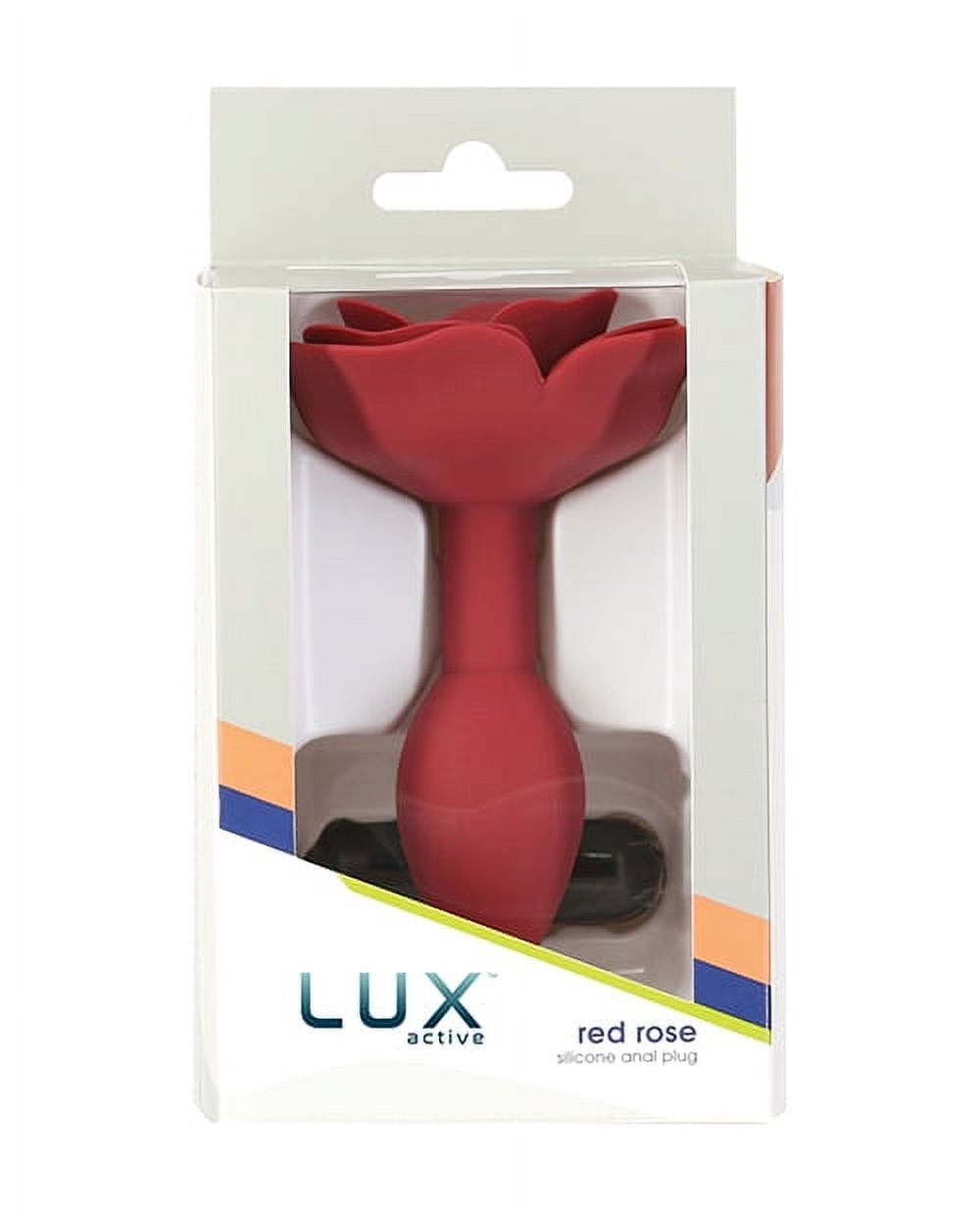 BMS Enterprises Lux Active Red Rose Silicone Anal Plug - Walmart.com