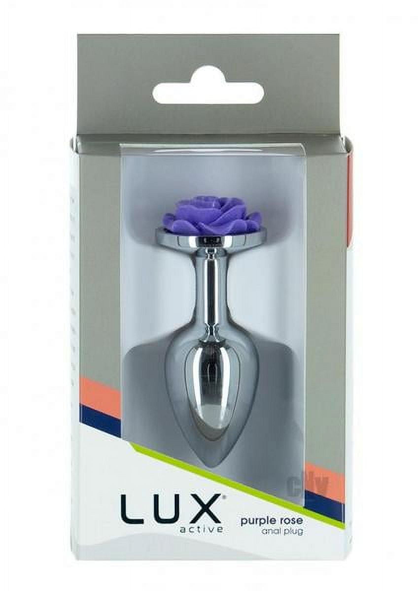 BMS Enterprises Lux Active Rose Anal Plug 3 Purple, Metal - Walmart.com
