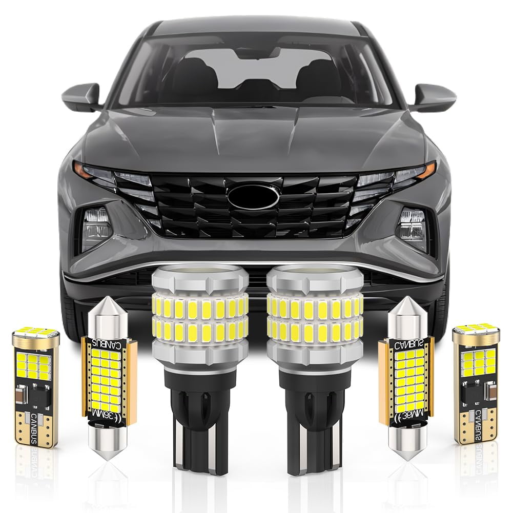 BMT xms LED Interior SSF20 Light Kit Replacement for HYUNDAI Tucson TL NX4 2016-2023,6000K White ...