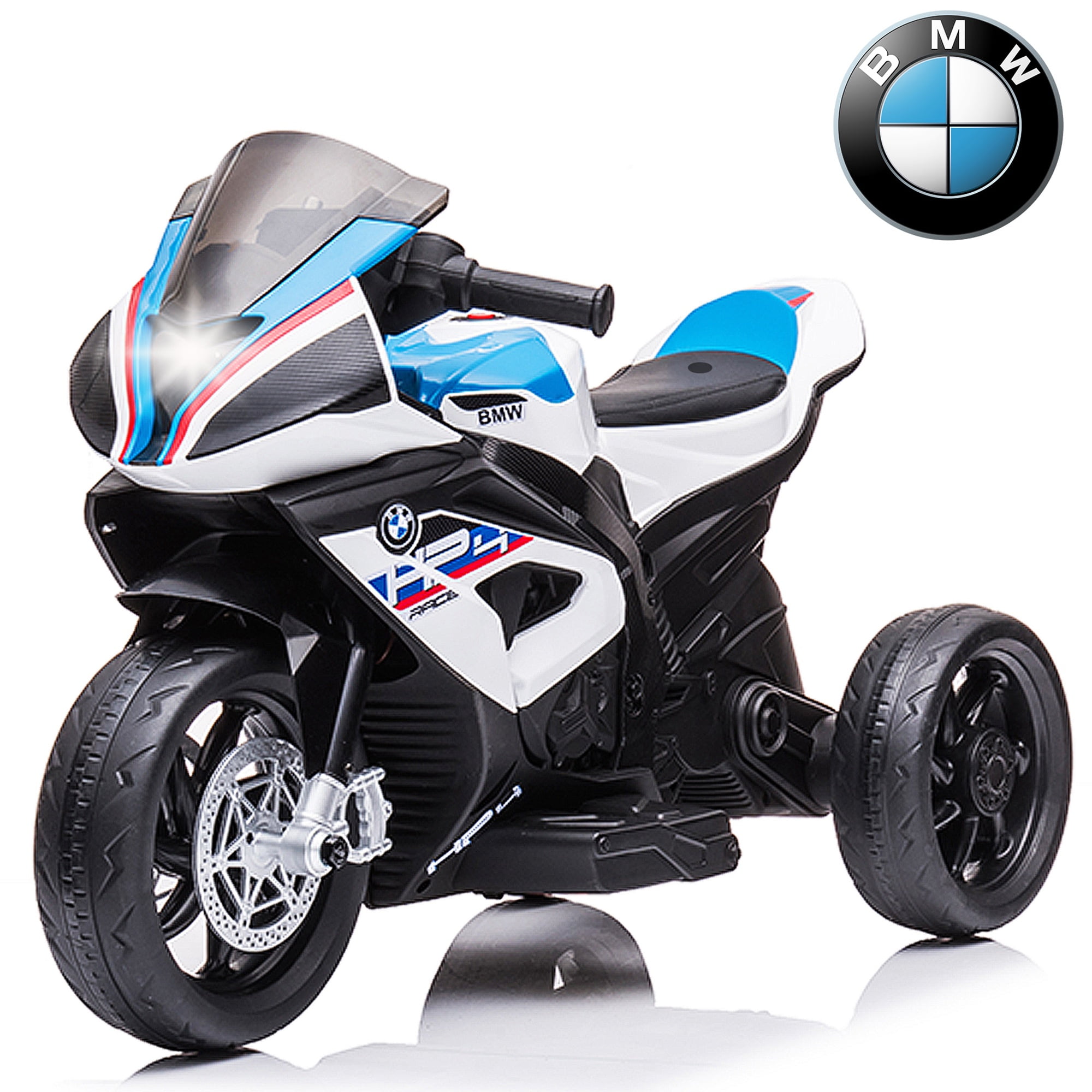 BMW 12V Powered Ride on Motorcycle Electric Dirt Bike for Kids Boys Girls with 3 Wheels ...