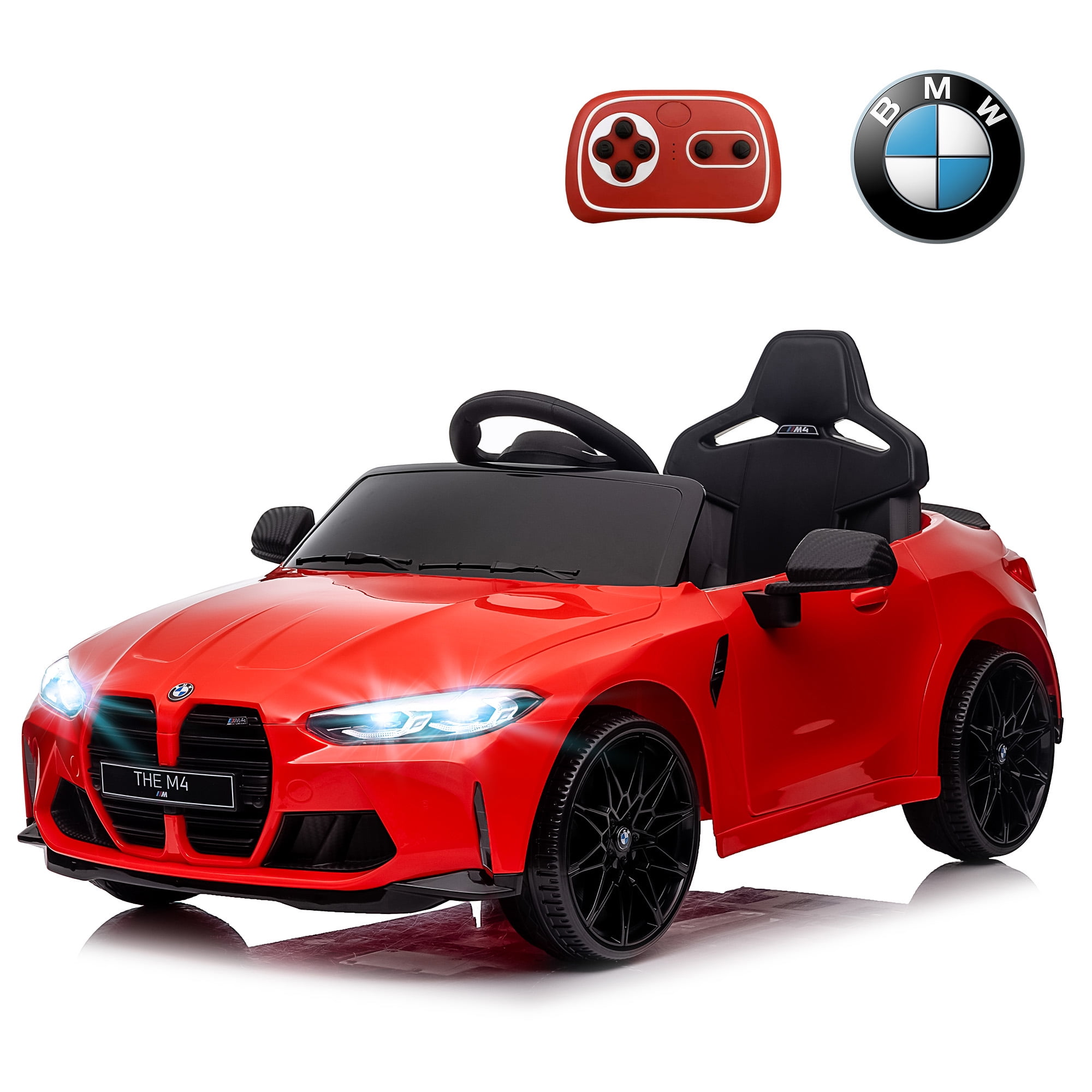 BMW 12V Ride on Car with Remote Control Ride on Toy for Boys and Girls ...