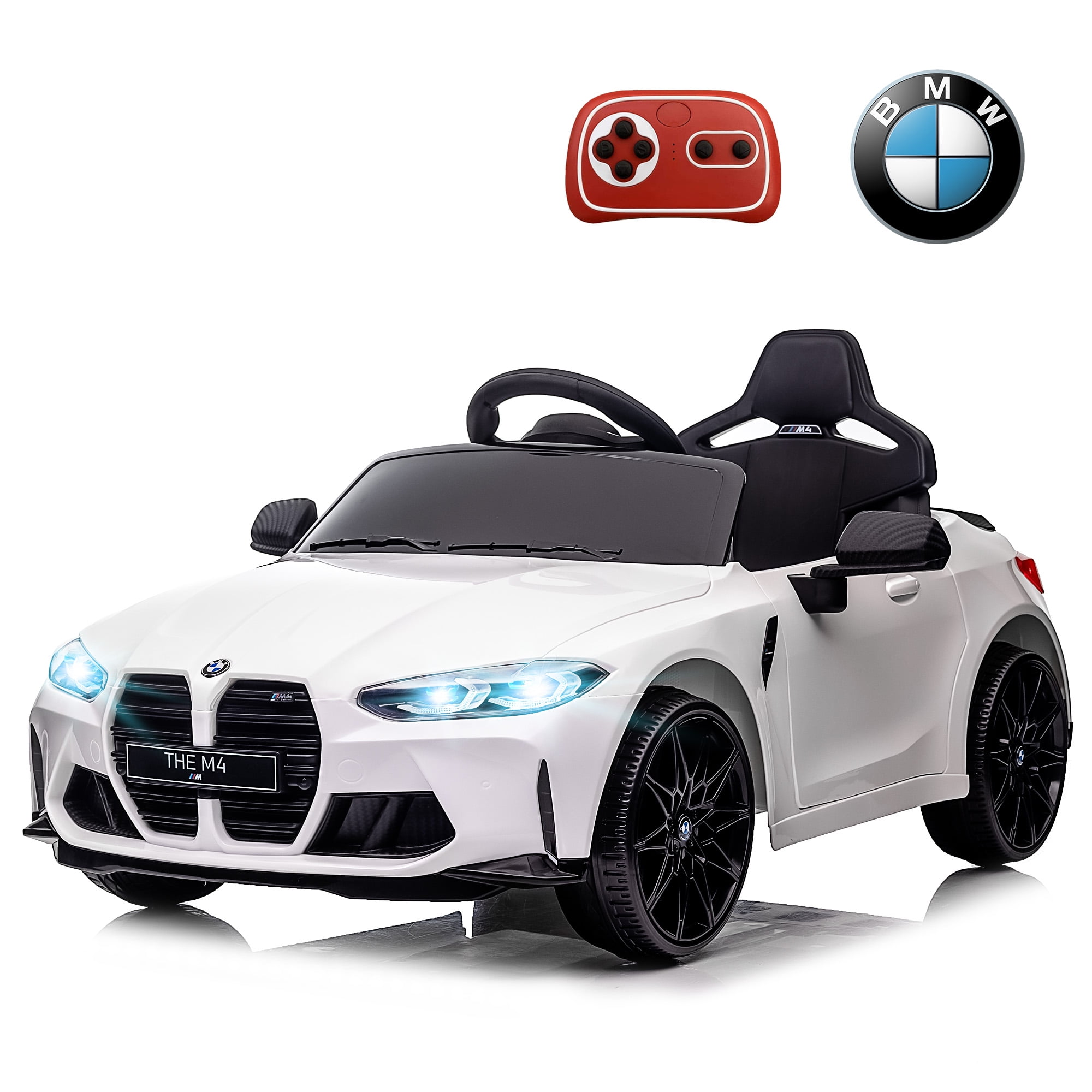 BMW 12V Ride on Car with Remote Control Ride on Toy for Boys and Girls ...