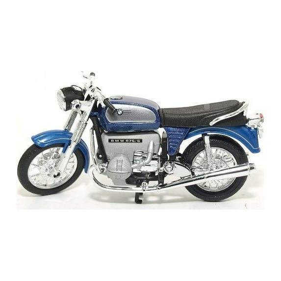 BMW 75-5 1:18 scale Diecast Model Motorcycle in Metallic Blue by Ex Mag ...