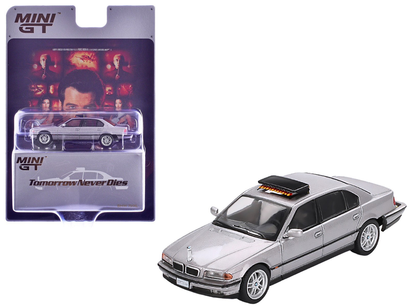 BMW 750IL Gray Metallic 007 James Bond "Tomorrow Never Dies" (1997 ...