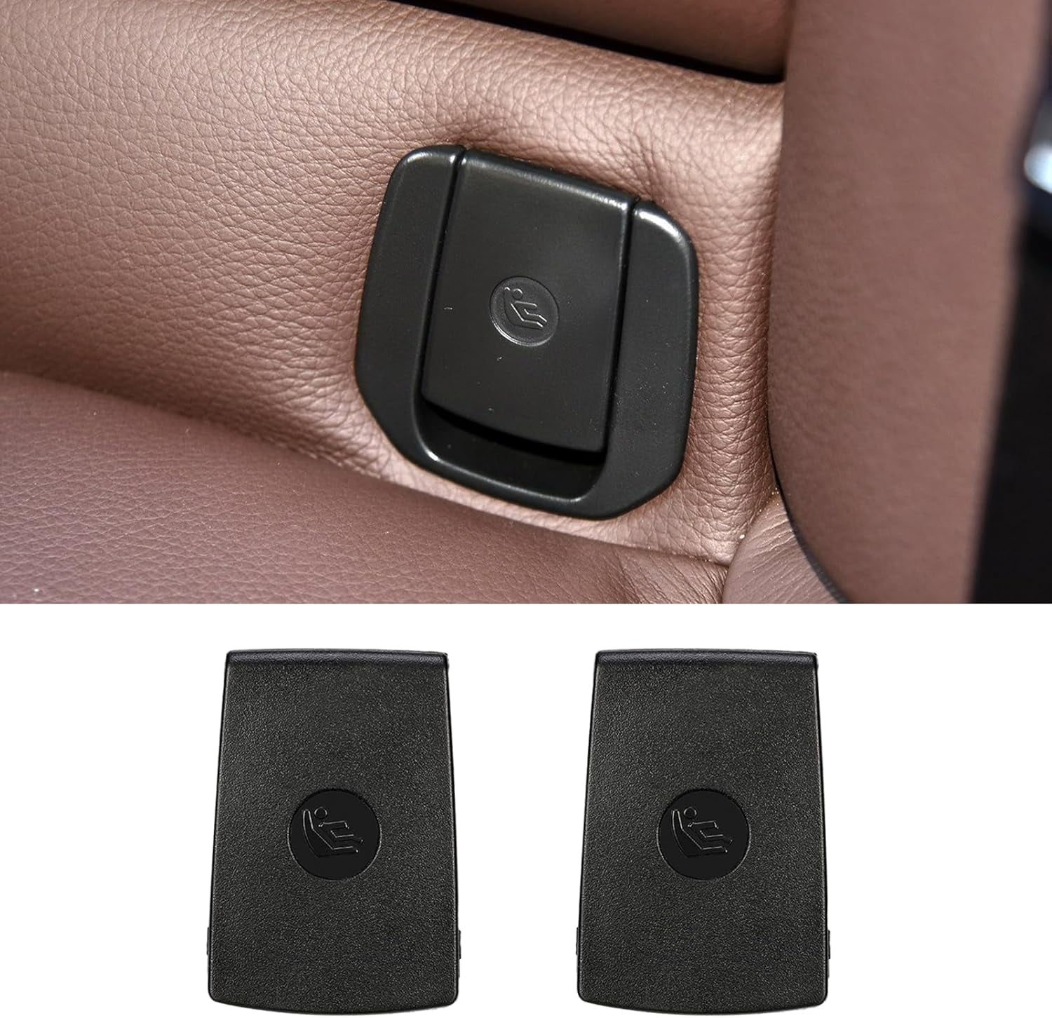 For BMW Child Seat Anchor Cover, Rear Row Seat Safety Belt Isofix ...