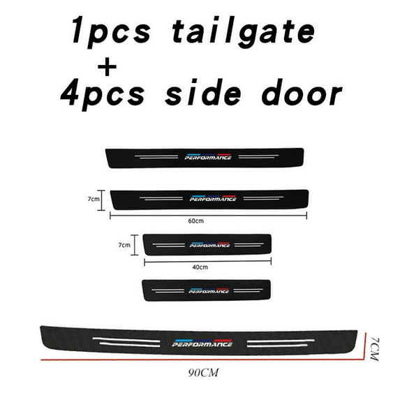 BMW Door Sill Protective Tape - M Performance Style for 3/5/X Series ...