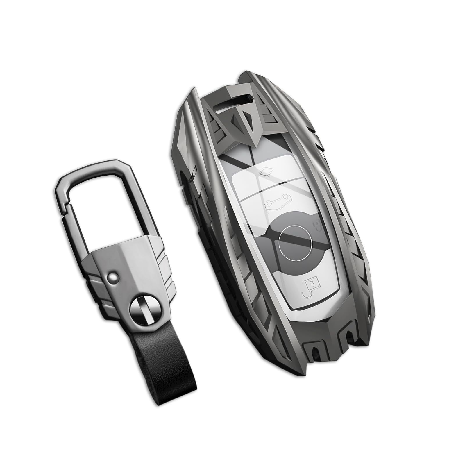 for BMW Key Fob Cover with Keychain,Stylish and Durable Zinc Alloy ...