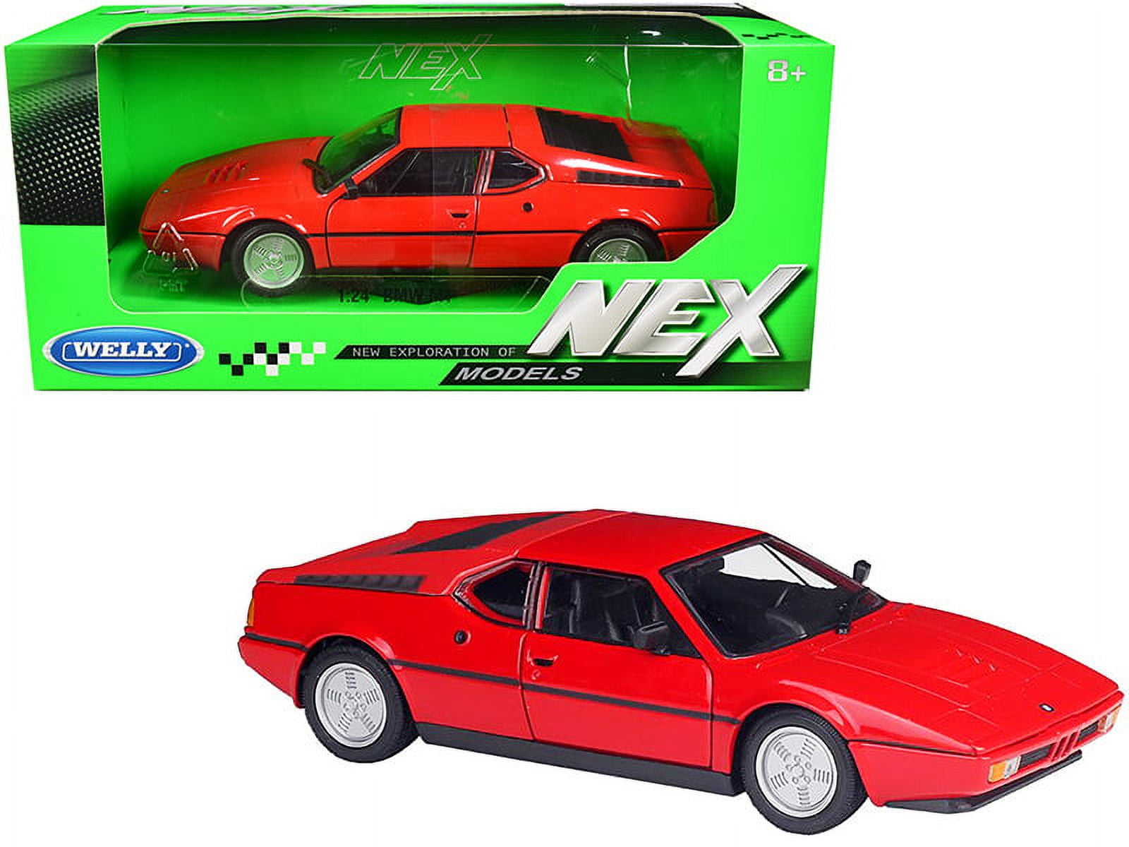 BMW M1 Coupe Red "NEX Models" 1/24 Diecast Model Car by Welly - Walmart.com