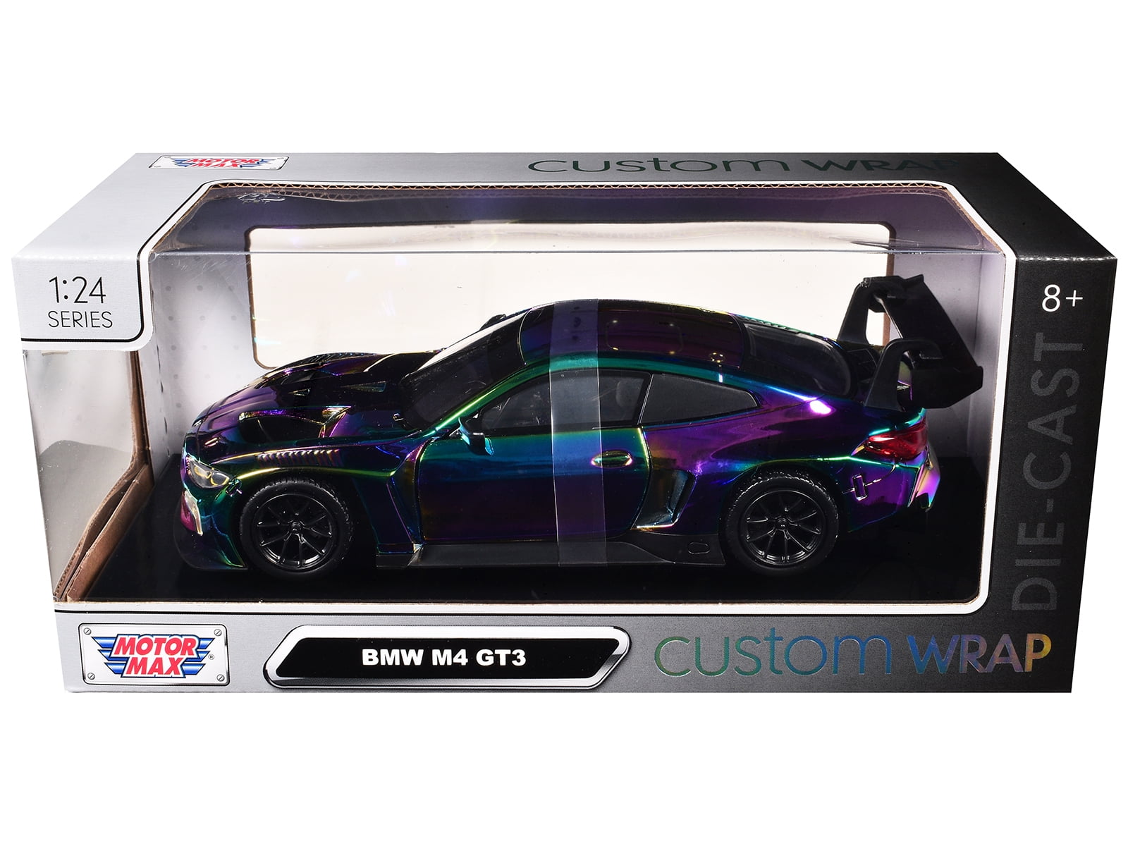 BMW M4 GT3 Chameleon Chrome "Custom Wrap" Series 1/24 Diecast Model by ...