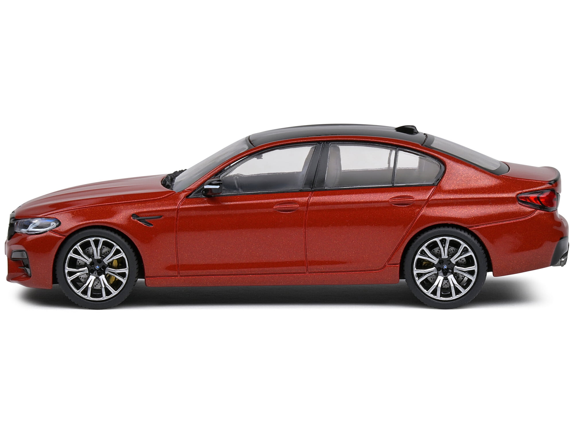 BMW M5 (F90) Competition Red Metallic with Black Top 1/43 Diecast Model Car by Solido - Walmart.com