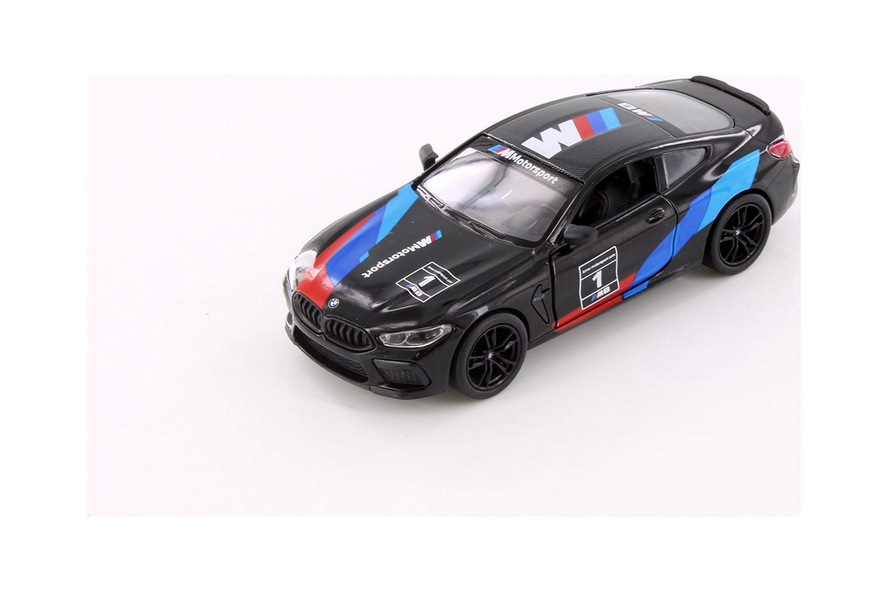 BMW M8 Competition Coupe Livery Edition, Black - Kinsmart 5425DF - 1/38 ...