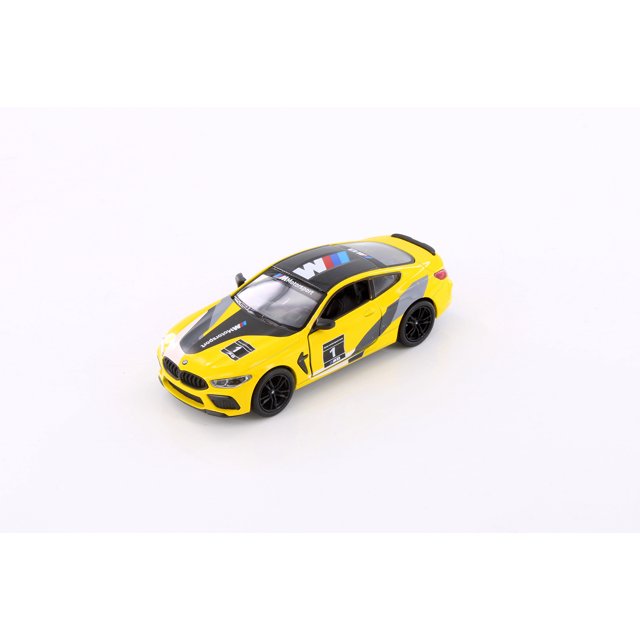 BMW M8 Competition Coupe Livery Edition, Yellow - Kinsmart 5425DF - 1/ ...