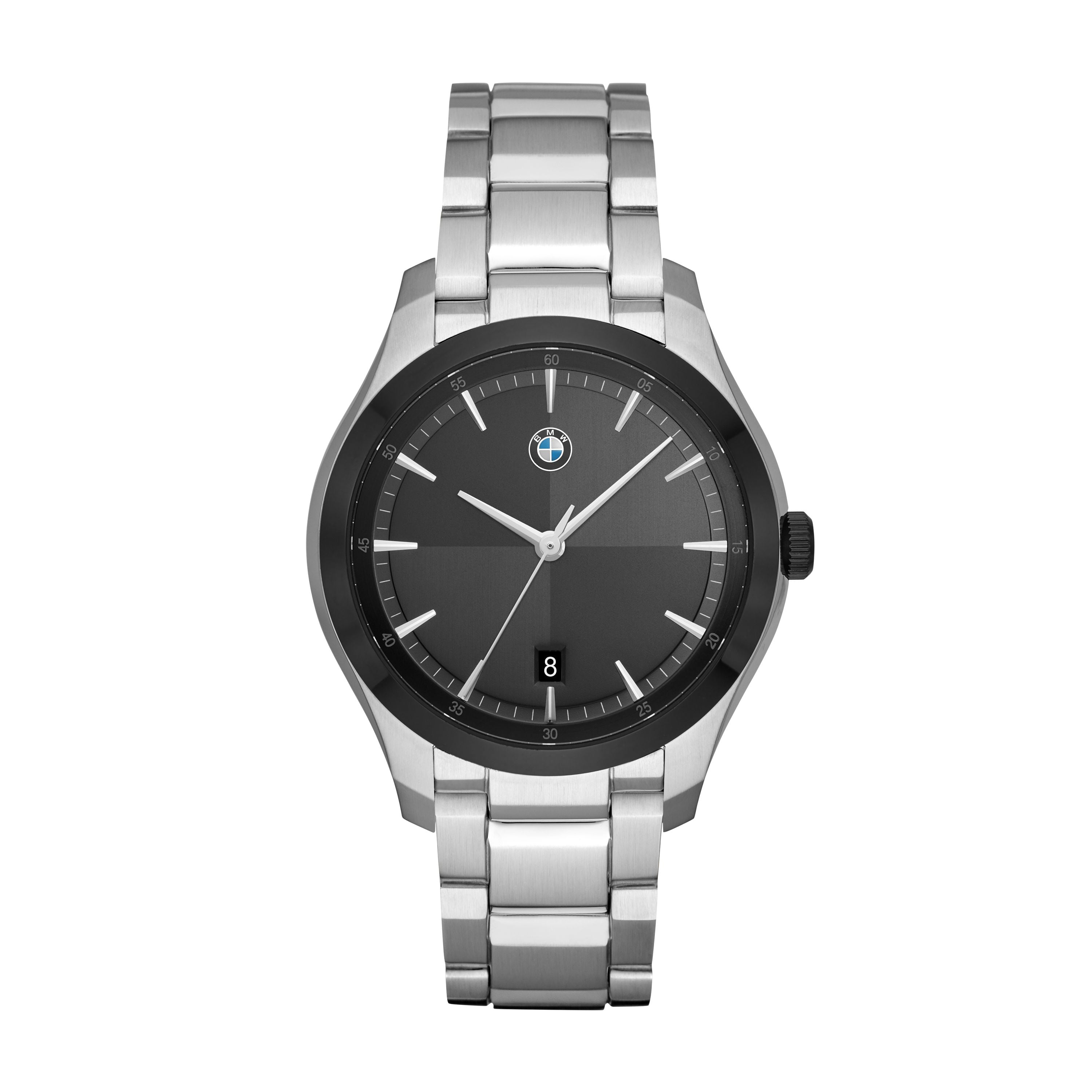 BMW Men's Three-Hand Stainless Steel Watch, BMW6002 - Walmart.com