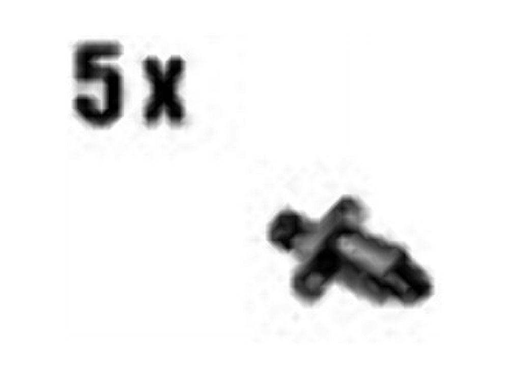 BMW e38 Hood Grille Rivet (set 5) GENUINE - Walmart.com