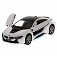 Kinsmart BMW i8 White Diecast Model Toy Car, 1/36 Scale, Pull Back ...