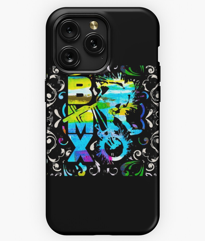 BMX Art Bicycle Motocross Freestyle G4247 Phone Case for iPhone17 16 15 ...