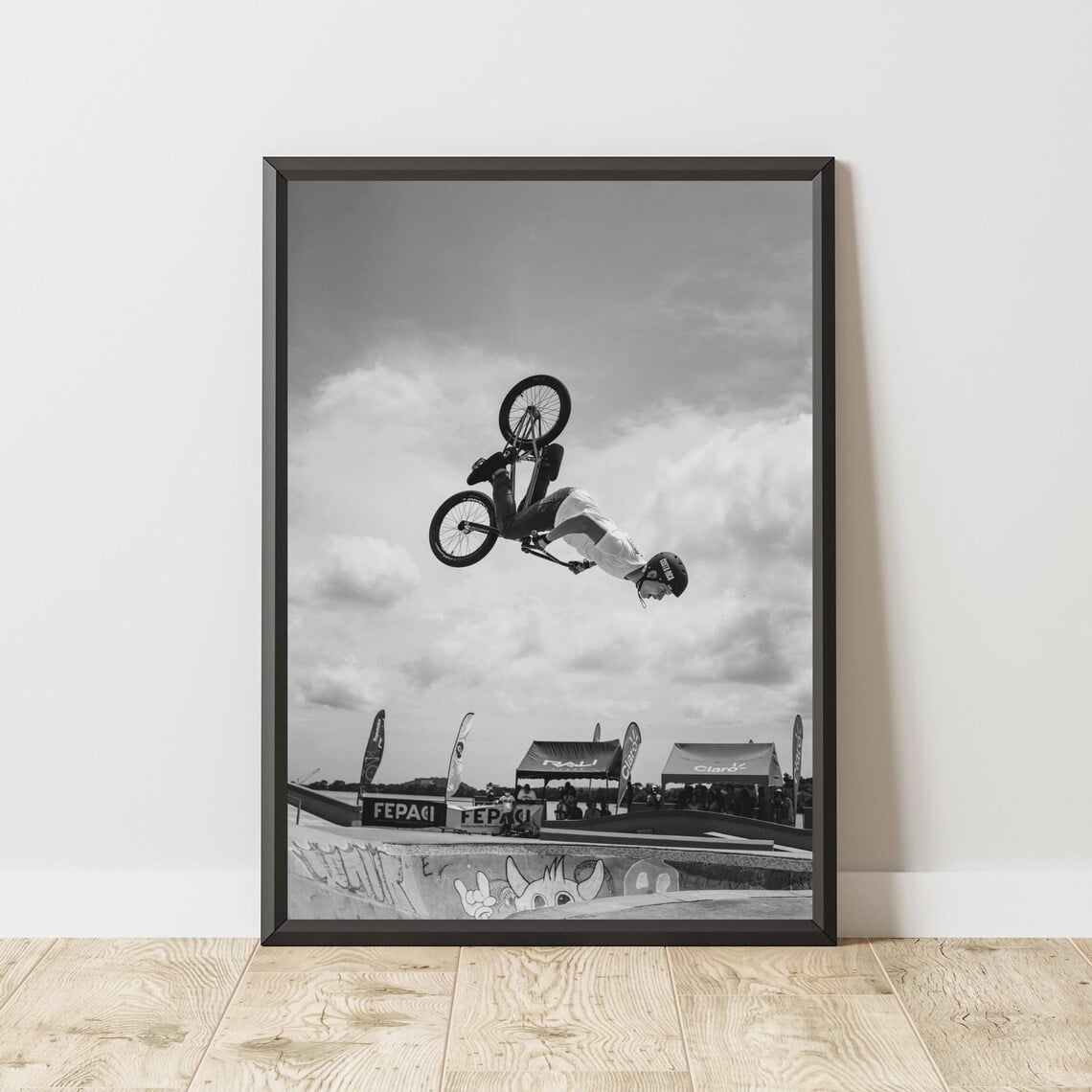 BMX BMX Wall Art Bike Bike Wall Art Bicycle Sports Wall Art Sports Fan ...